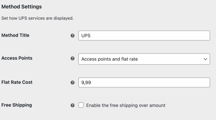 Simple way to add UPS Access Point selection in WooCommerce