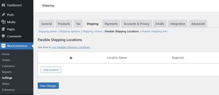 WooCommerce Shipping Based on Zip Code/Postal Code