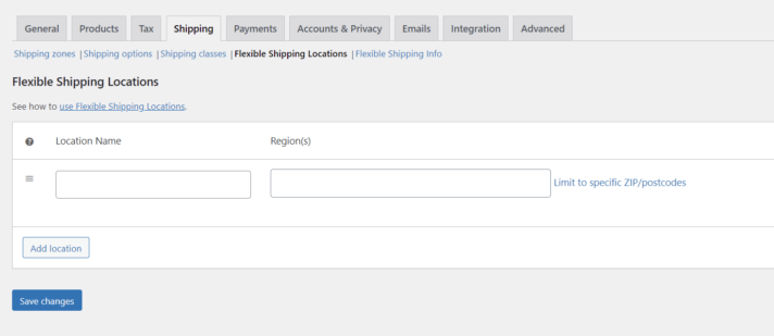 Woocommerce Shipping Based On Zip Codepostal Code
