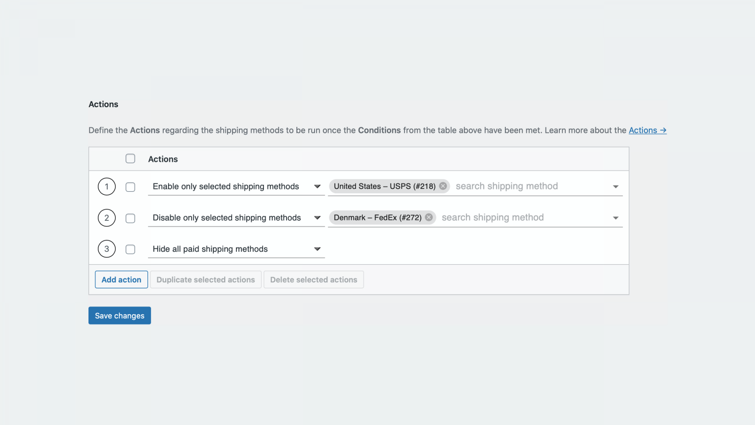 Conditional Shipping Methods WooCommerce - Octolize