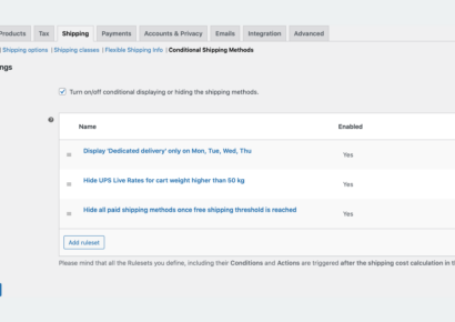 Conditional Shipping Methods WooCommerce - Octolize