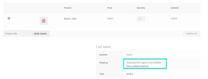 WooCommerce no shipping options were found error - fix&go!