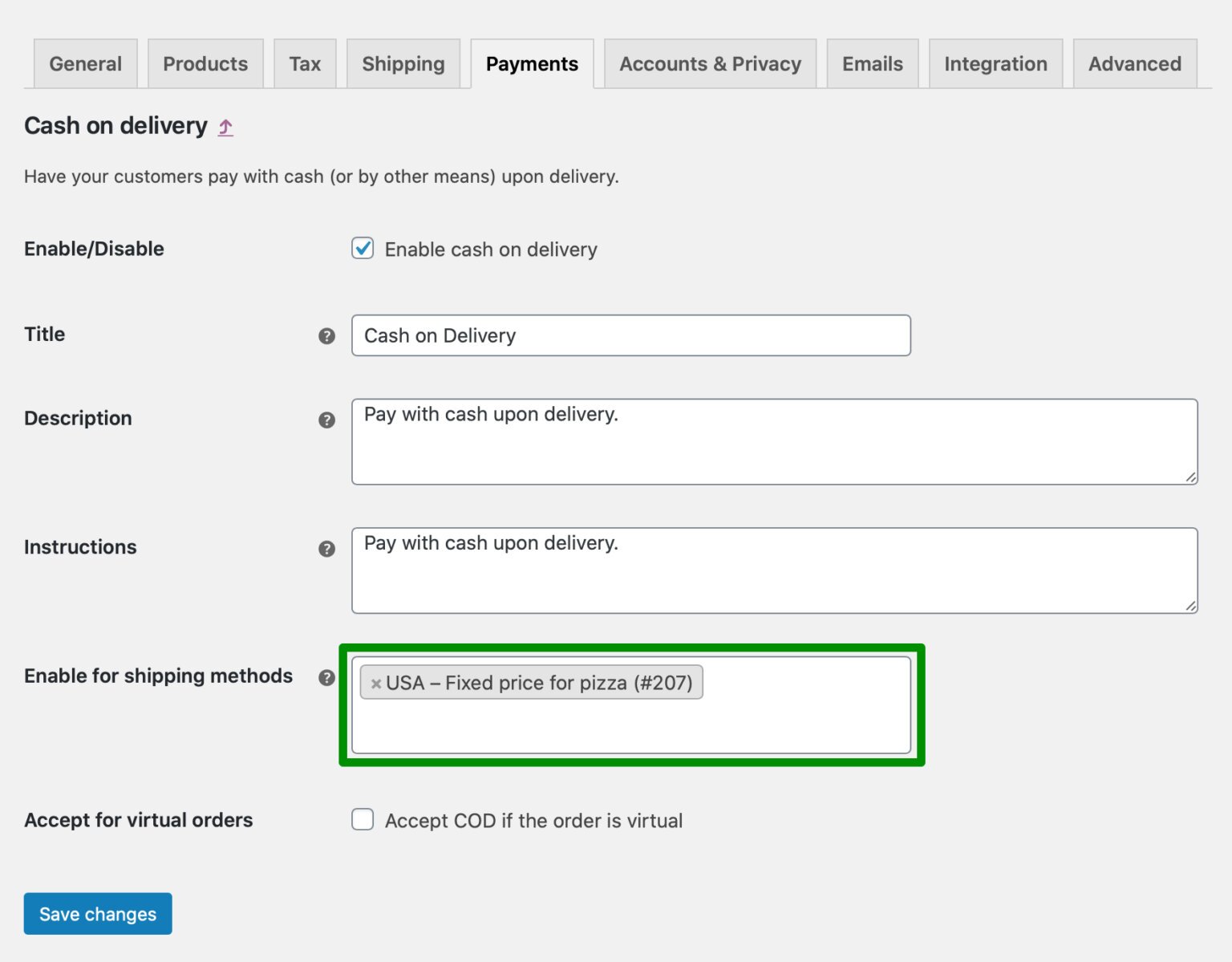 WooCommerce cash on delivery 💵 - Octolize