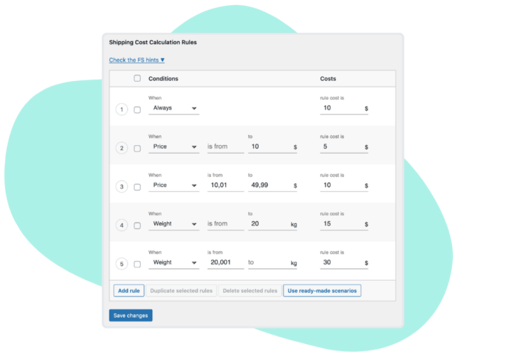 Flexible Shipping - Free vs PRO – Features comparison | Octolize.com