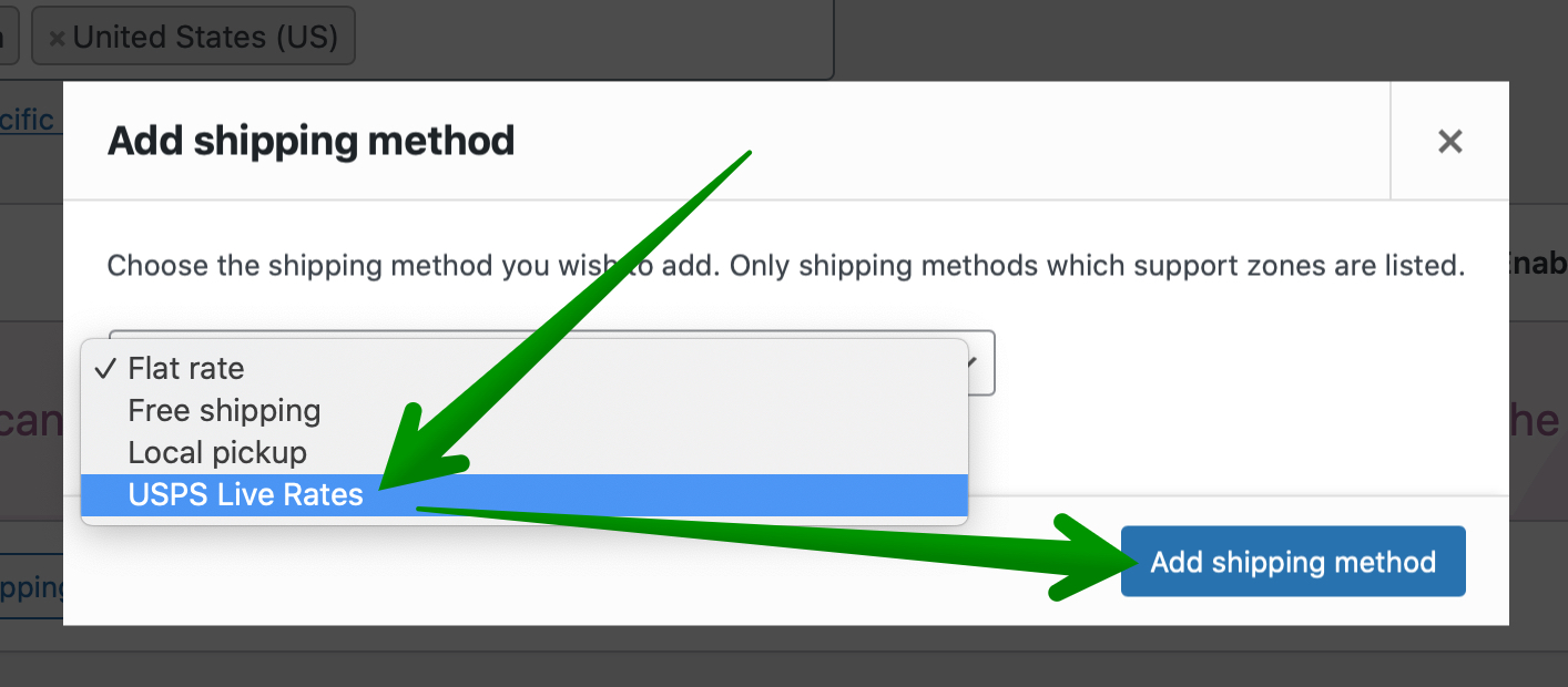 USPS - Adding the USPS Live Rates shipping method