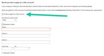 DHL Express – How to register an account?