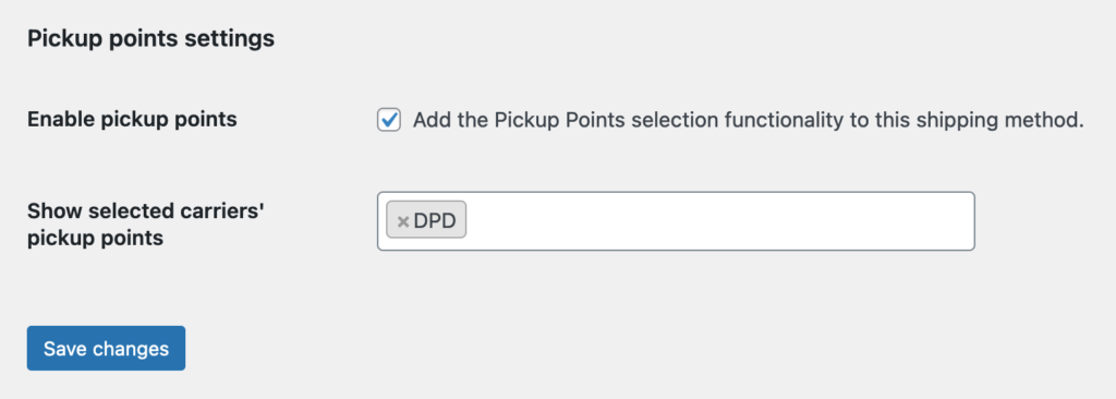 Pickup Points PRO - Adding the Pickup Points to the shipping method