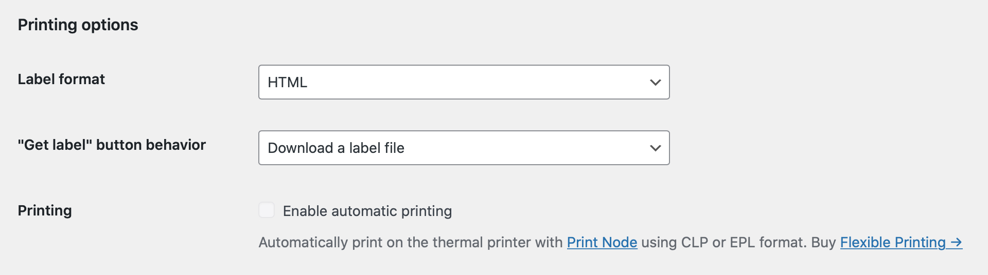 WooCommerce DPD UK - Configuration