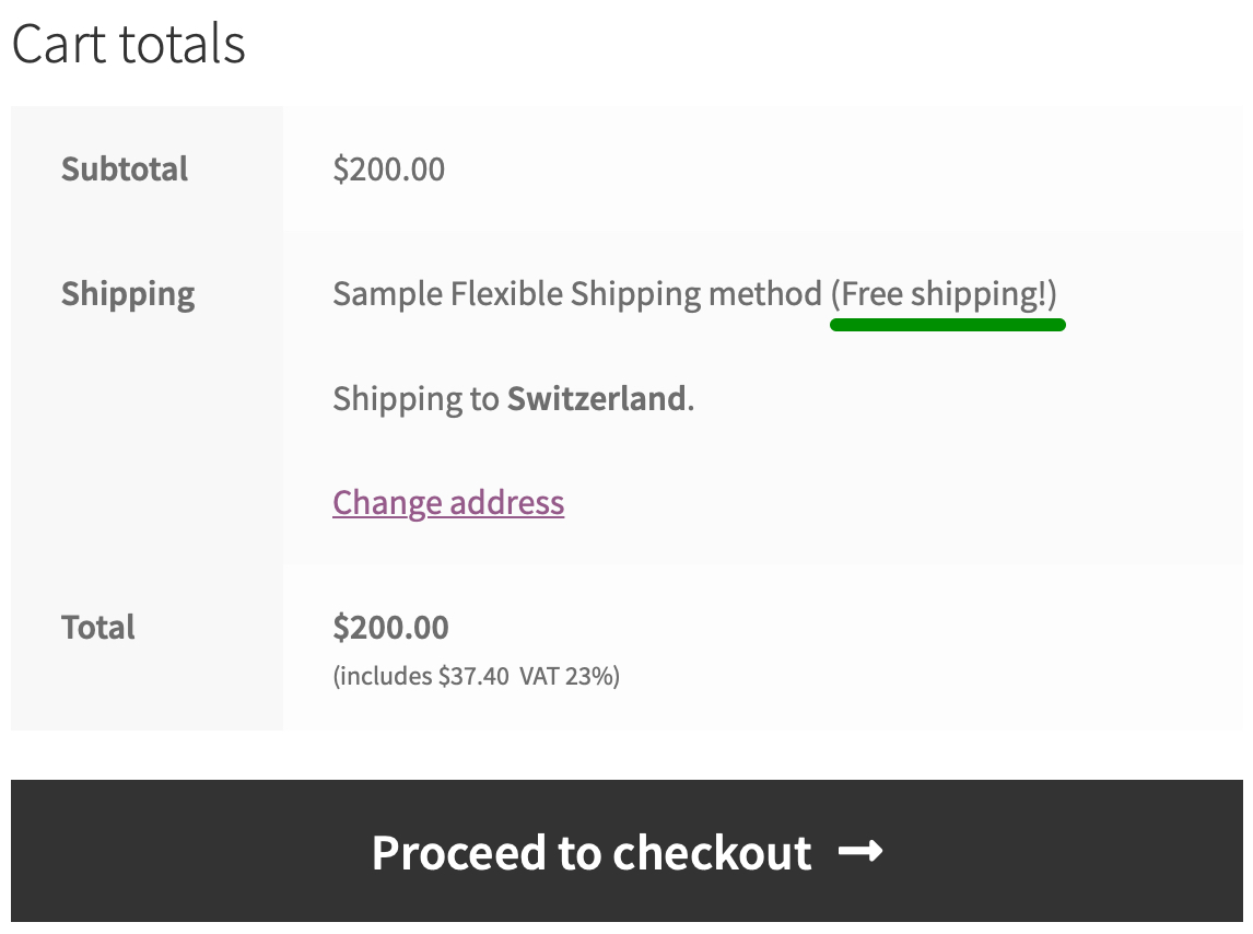 Flexible Shiping method and free shipping