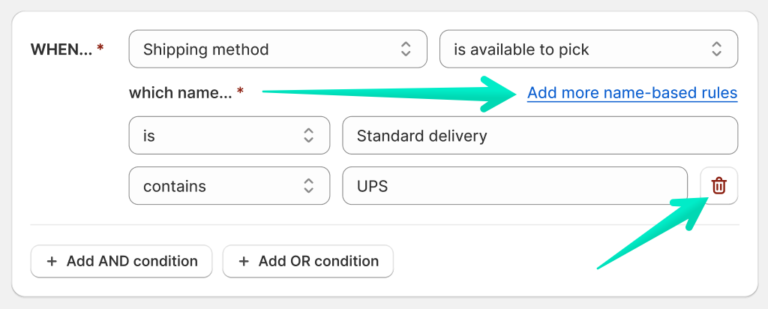 Octolize Hide And Sort Shipping Shipping Rule Configuration