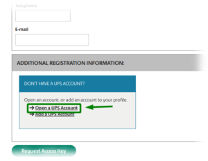 How to get the UPS API Access Key?