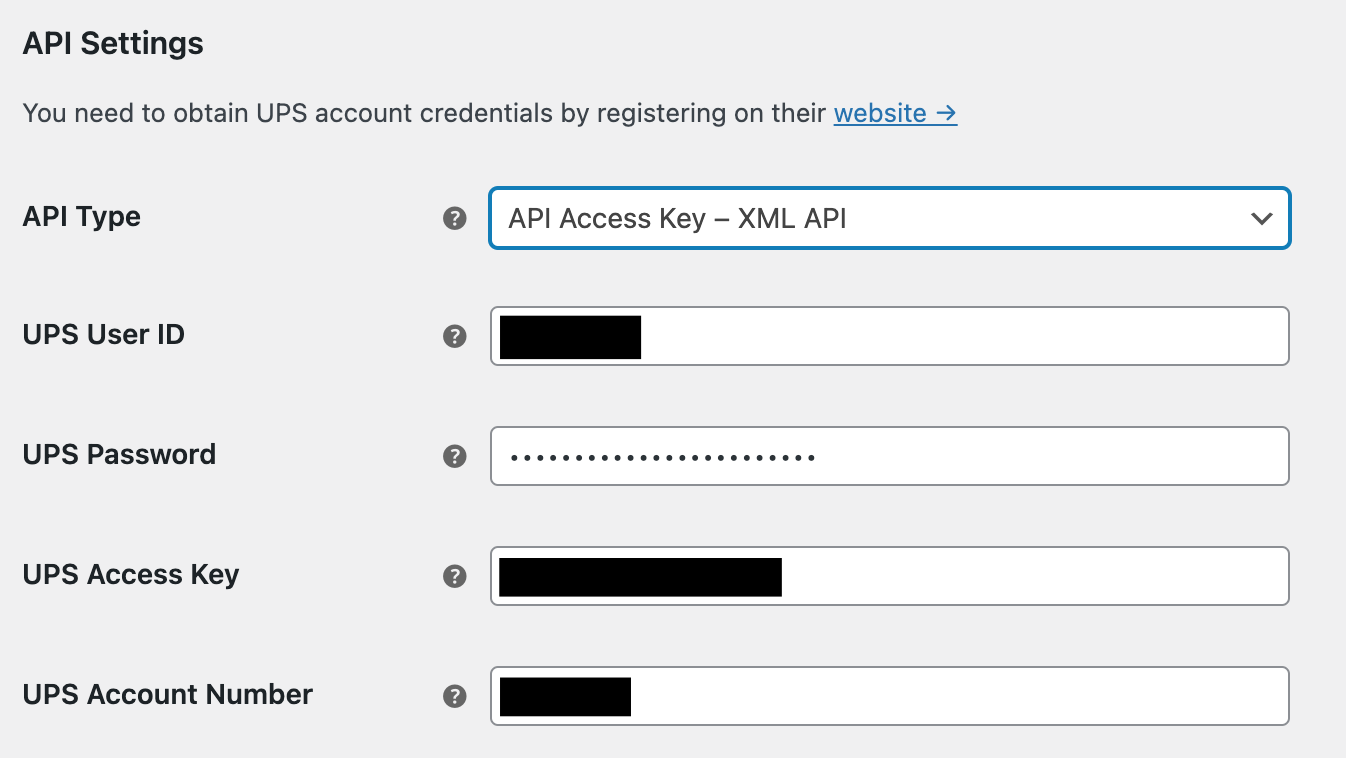 UPS - General Settings