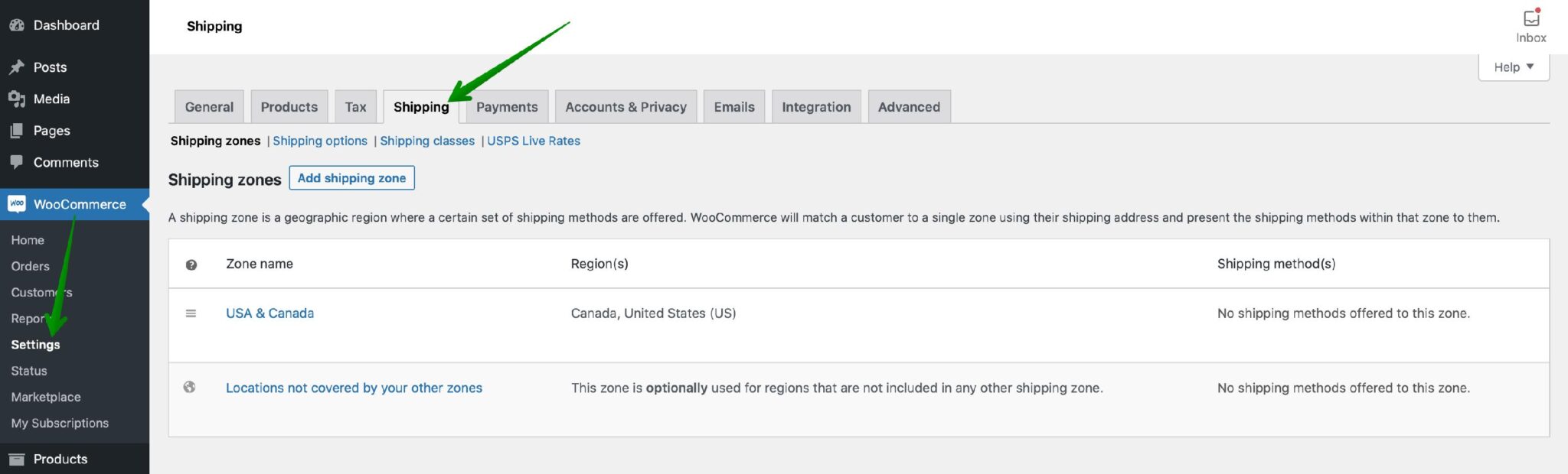 USPS - Adding the USPS Live Rates shipping method