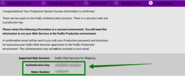 FedEx - How to get the API key?