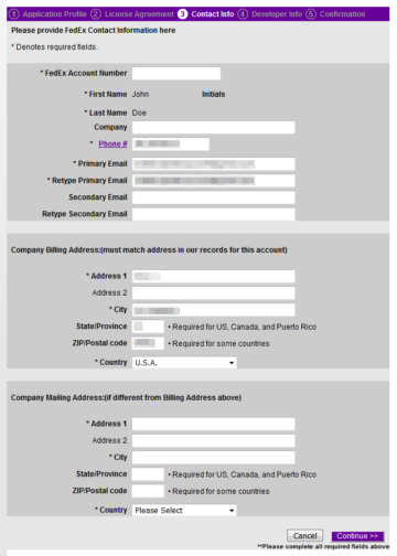 FedEx - How to get the API key?