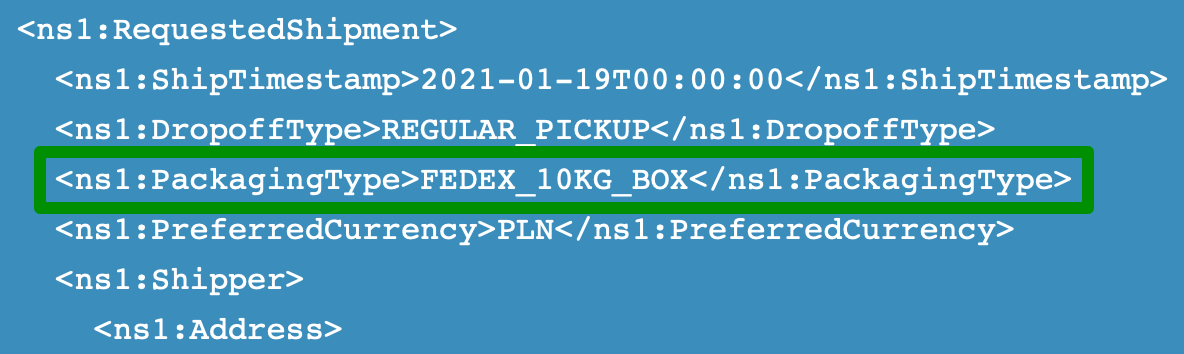 FedEx - General Settings